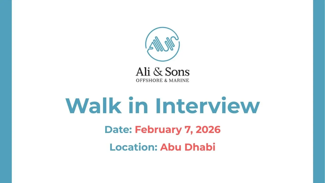 Ali & Sons Walk in Interview in Abu Dhabi, UAE - Gulf Jobs & Walk-ins